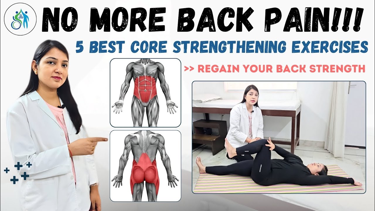 Best Core Strengthening Exercises| Back Pain Relief |Back Exercises ...