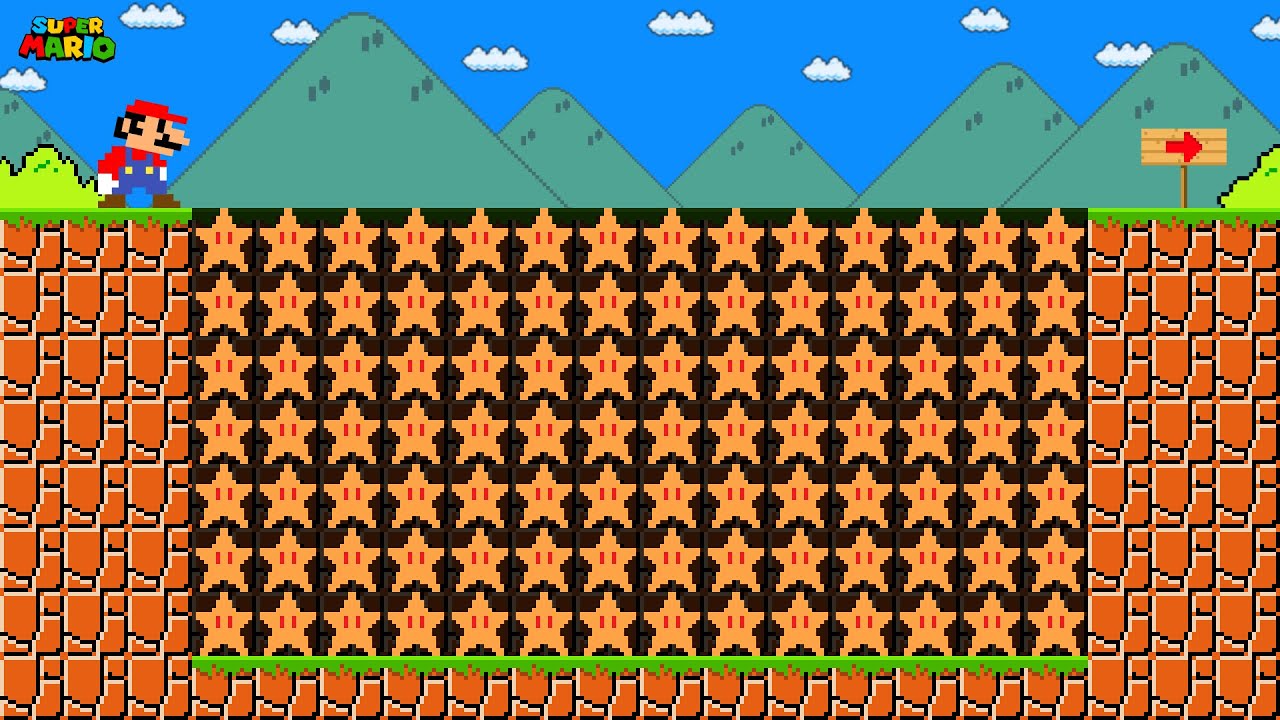 King Rabbit: Can Mario Collect 999 Super Star Tried to Beat New Super ...