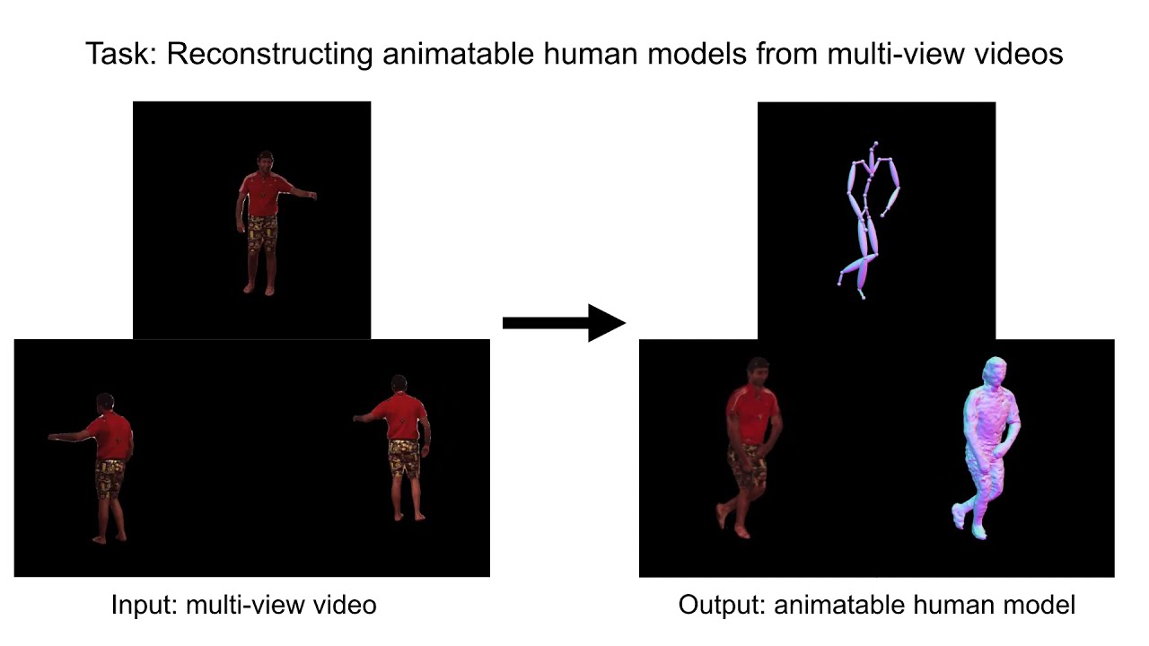 Animatable Neural Radiance Fields for Human Body Modeling - YouTube