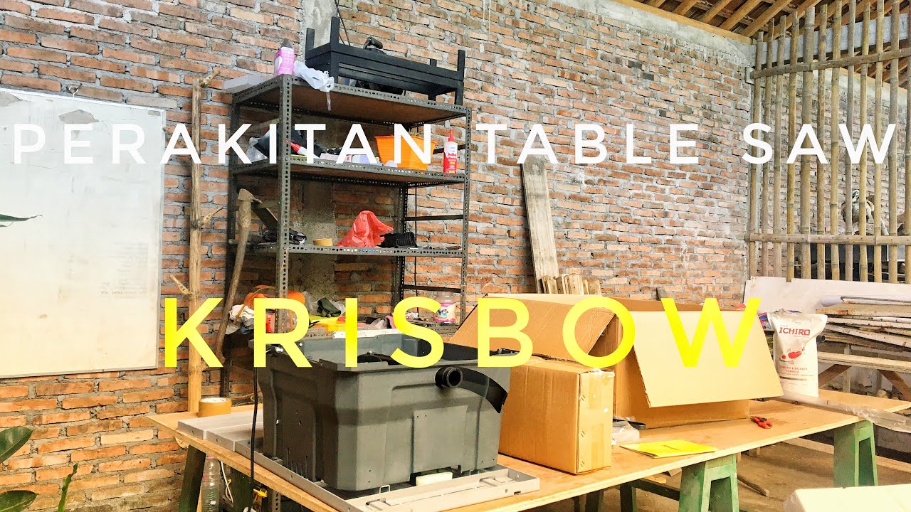 Review table saw Krisbow, istimewa!!! - YouTube