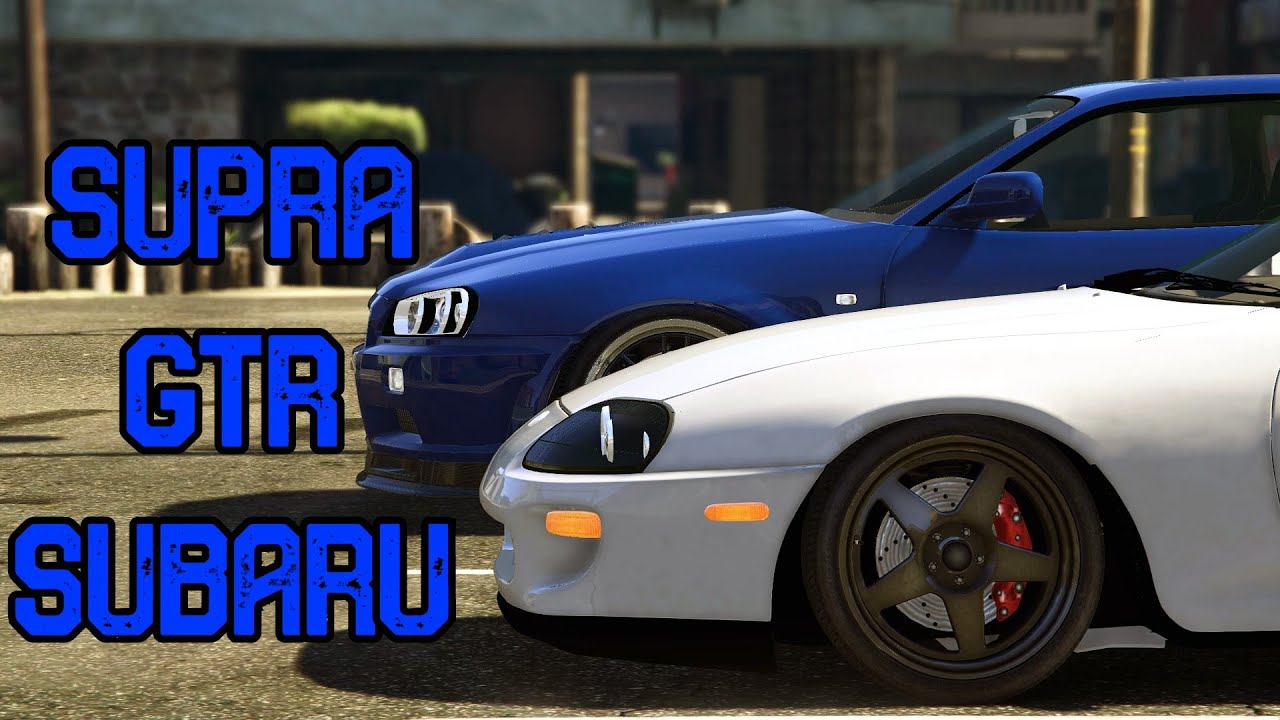 SUPRA GTR SKYLINE AND SUBARU IMPREZA GTA ( Jester Classic , Elegy RH8 ...