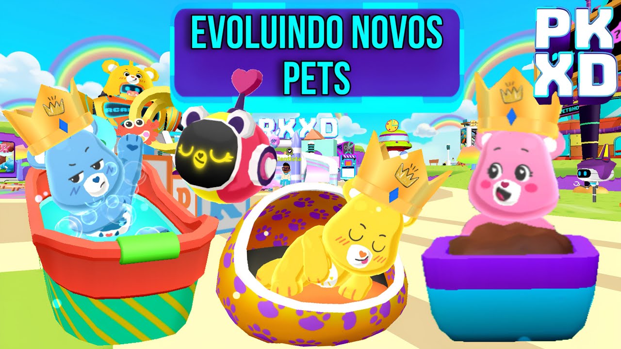 PK XD CHEGARAM OS NOVOS PETS URSINHOS CARINHOSOS! EVOLUINDO DE BEBÊ ATÉ ...