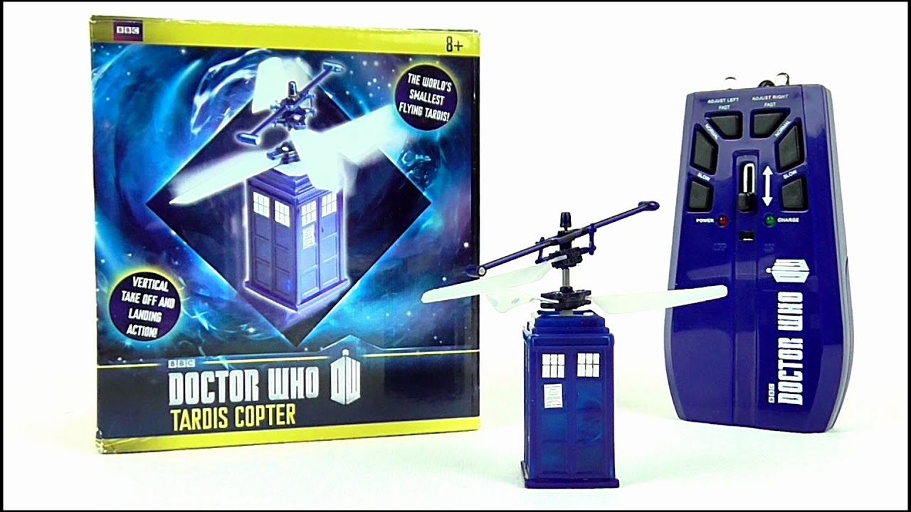DOCTOR WHO TardisCopter Flying R/C Toy Review | StephenMcCulla - YouTube