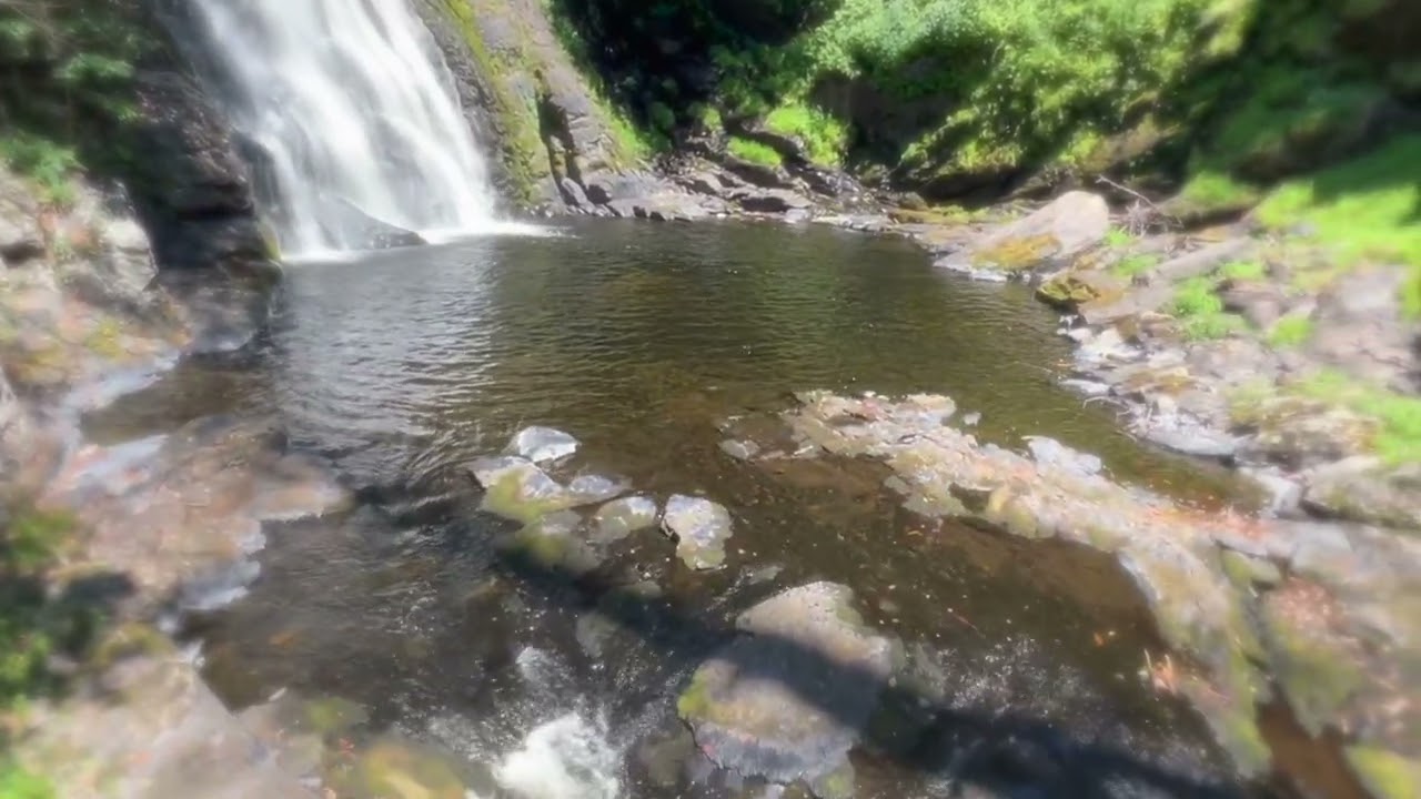 Relaxing at the Waterfalls - YouTube