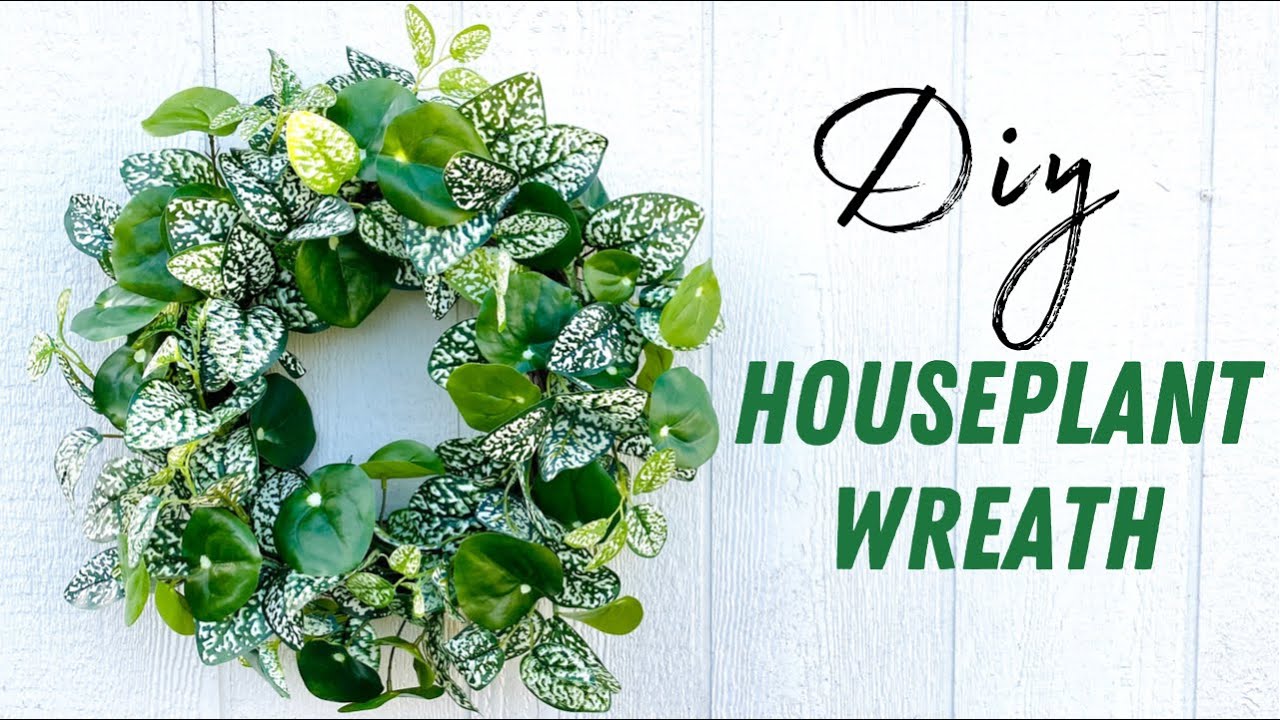 How To Make A Tropical Summer Greenery Wreath/ Beginner wreath making ...