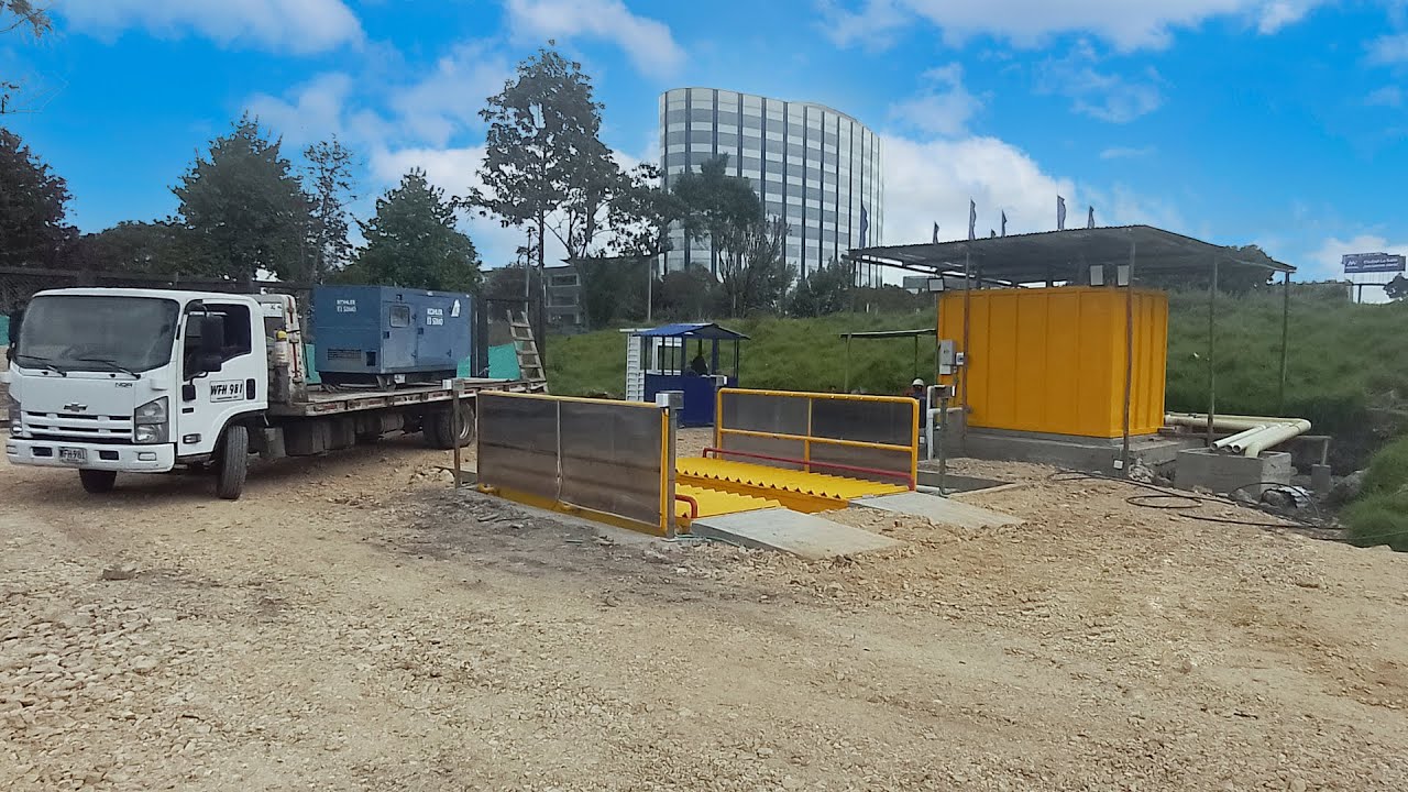 Sistemas para Lavado de Llantas en Obra (Constructora - Marval) - YouTube