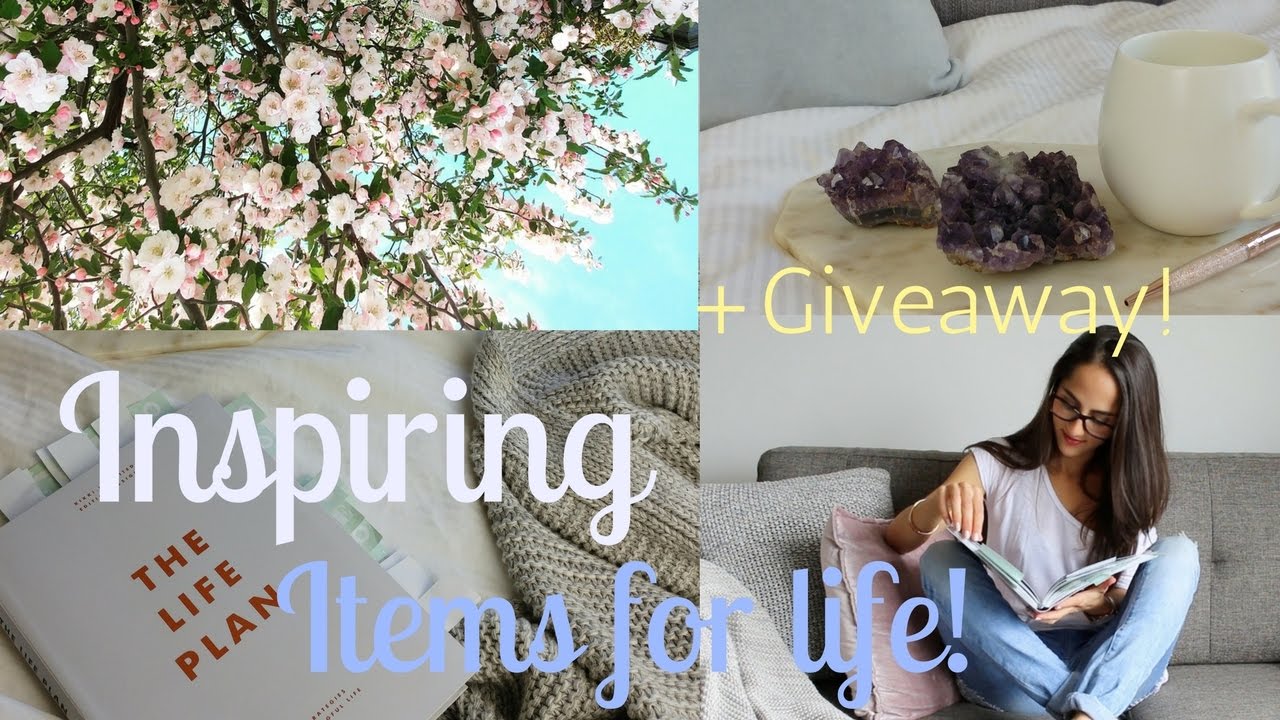 HOW I GET INSPIRED / Life Changing Books & Inspiring Items - YouTube