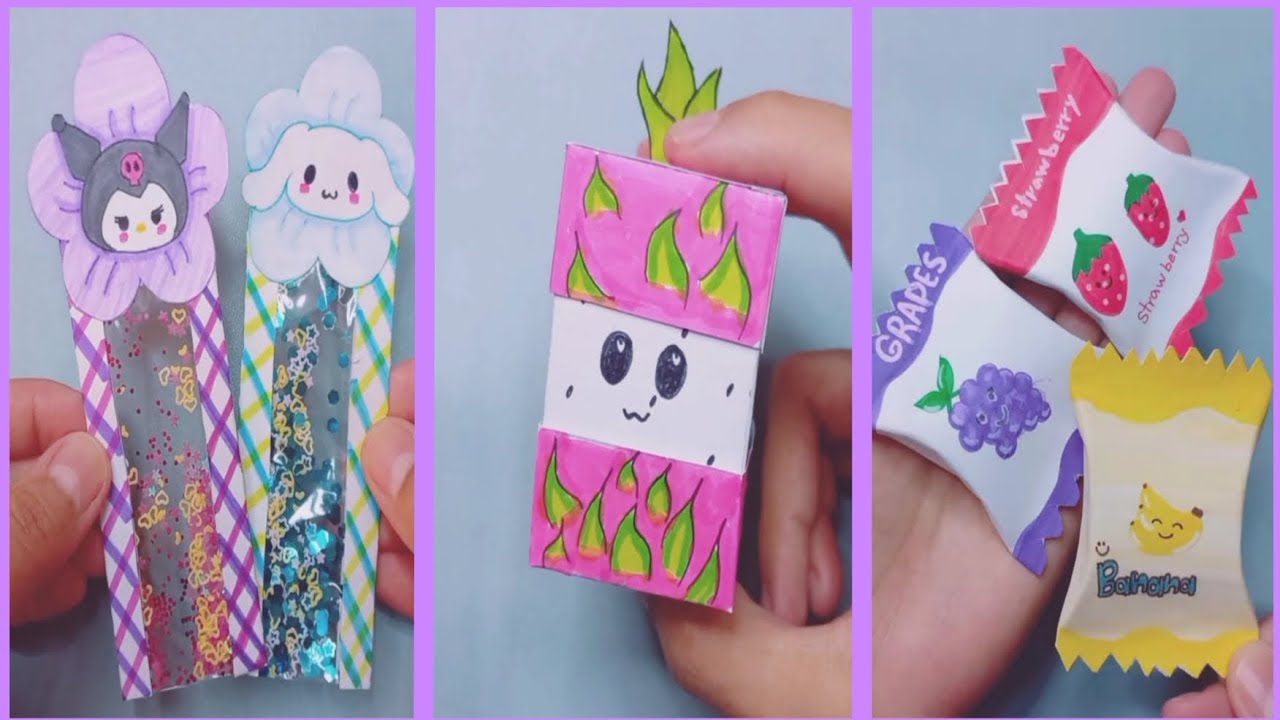 craft paper , diy miniature , idea craft , handmade , cute diy - YouTube