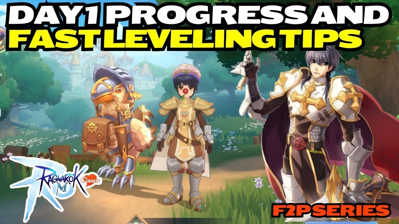 ROMC Global Day 1 Progress And Fast Leveling Tips F2P - Ragnarok M ...