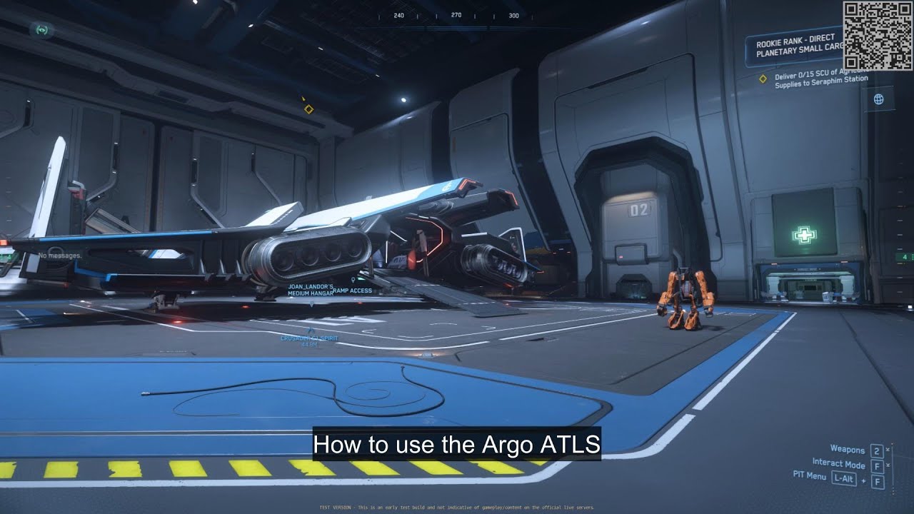 Star Citizen - Tutorial ≡ How to use the Argo ATLS (PTU) updated - YouTube