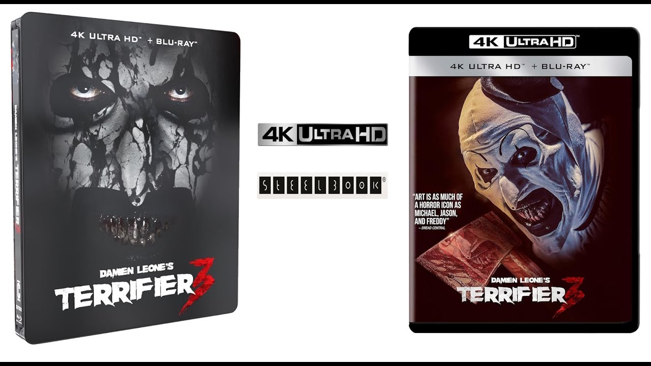 Terrifier 3 Collector's Edition [4K UHD + Blu-ray Steelbook & Standard ...