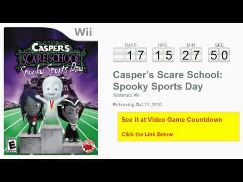 Casper's Scare School: Spooky Sports Day Wii Countdown - YouTube