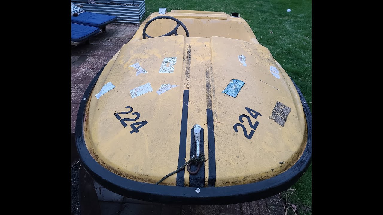 Boat Restoration, Aqua Lark, AKA Disney Mini Speedboat - YouTube