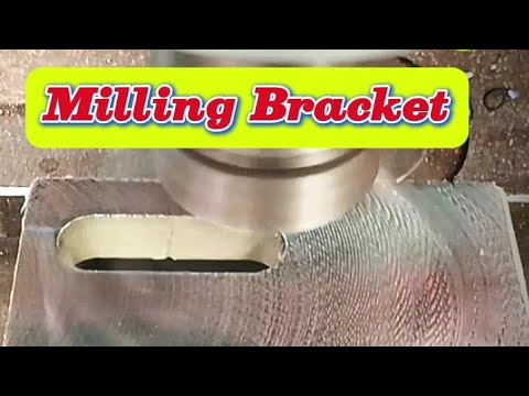 Practice Milling Bracket Support Industrial Machineries work #ASMR # ...