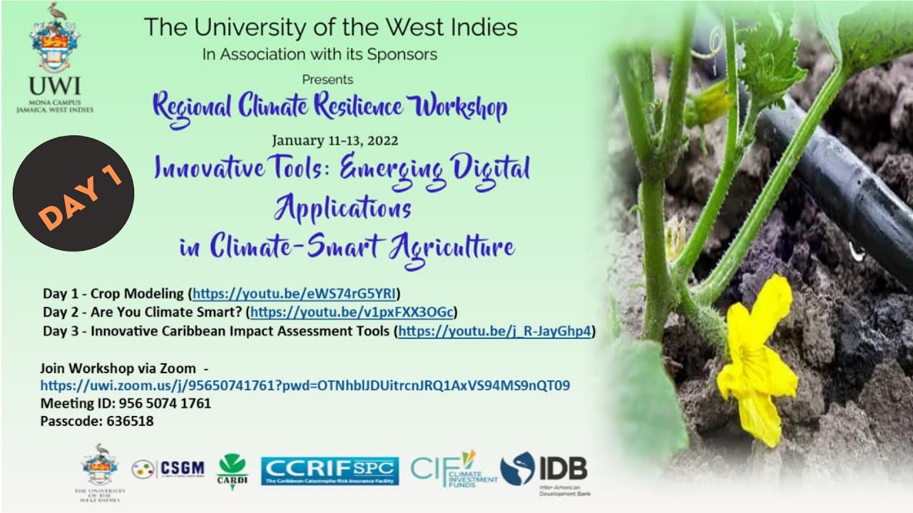 Crop Modeling | Regional Climate Resilience Workshop - YouTube