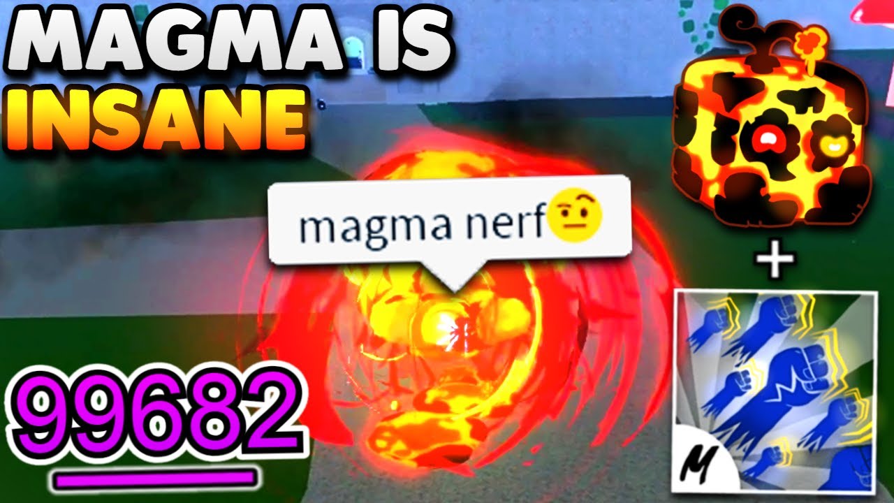 This MAGMA COMBO Has The MOST INSANE Damage EVER... (Blox Fruits) - YouTube