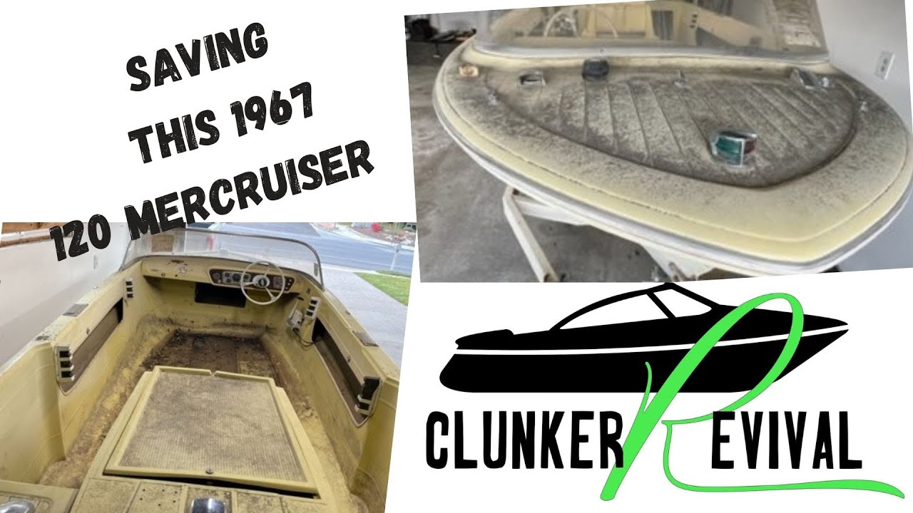 Mercruiser 120 inboard Sterndrive Boat. Power Wash & Backstory. EP1 ...