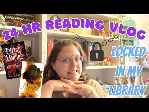24 Hr Reading Vlog LOCKED in My Library! 🔐📚 - YouTube