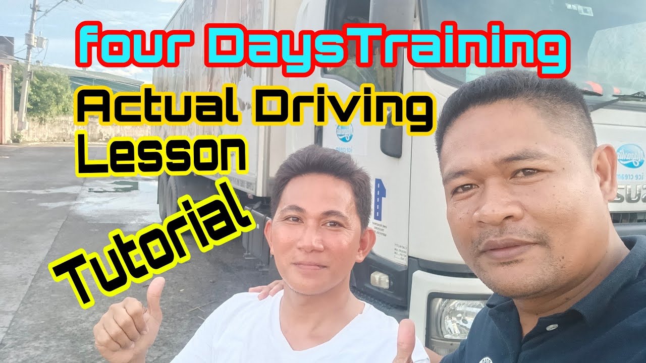 PART 20(FOUR DAYS)TRAINING ACTUAL DRIVING LESSON TUTORIAL - YouTube