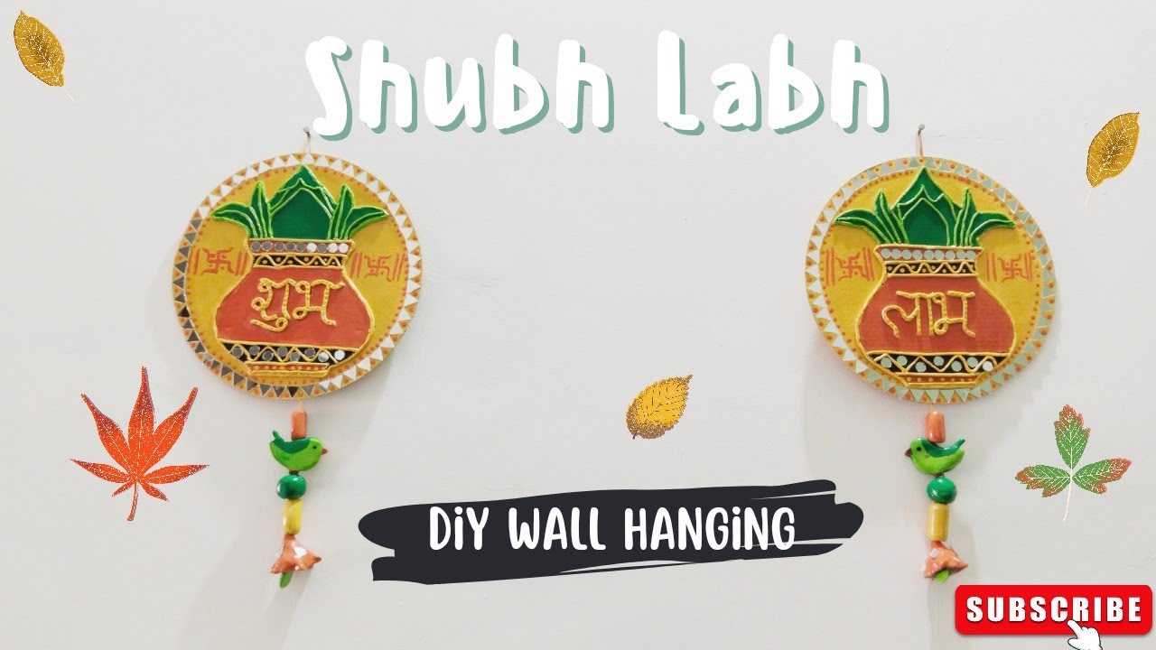 How to make 'Shubh Labh' at home. Easy DIY Craft For Diwali 🪔.. # ...