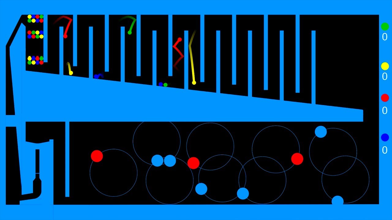 Complete the Laps Marble Race in Algodoo - YouTube