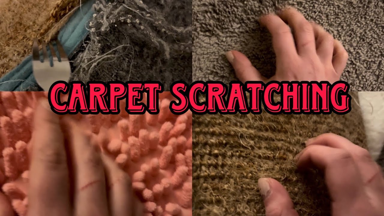 ASMR | Carpet Scratching (Different Carpets/Textures) Fast and ...