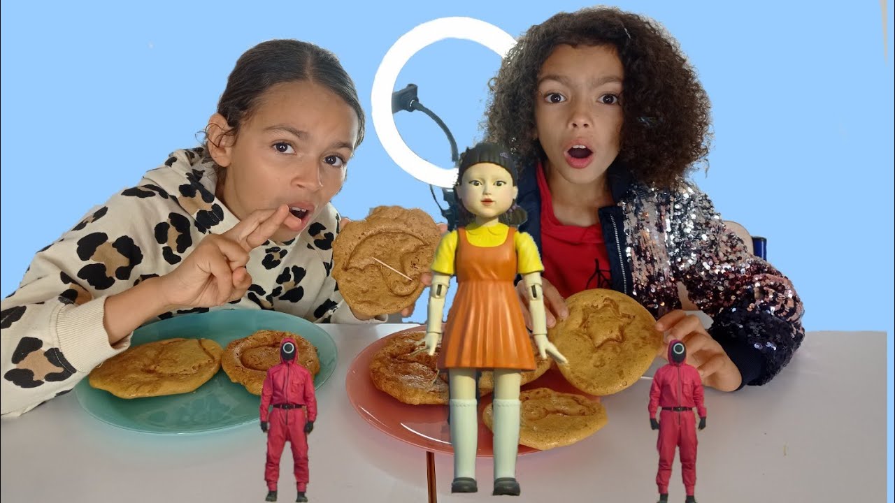 SQUID GAME COOKIES CHALLENGE (spécial halloween) sketch - YouTube