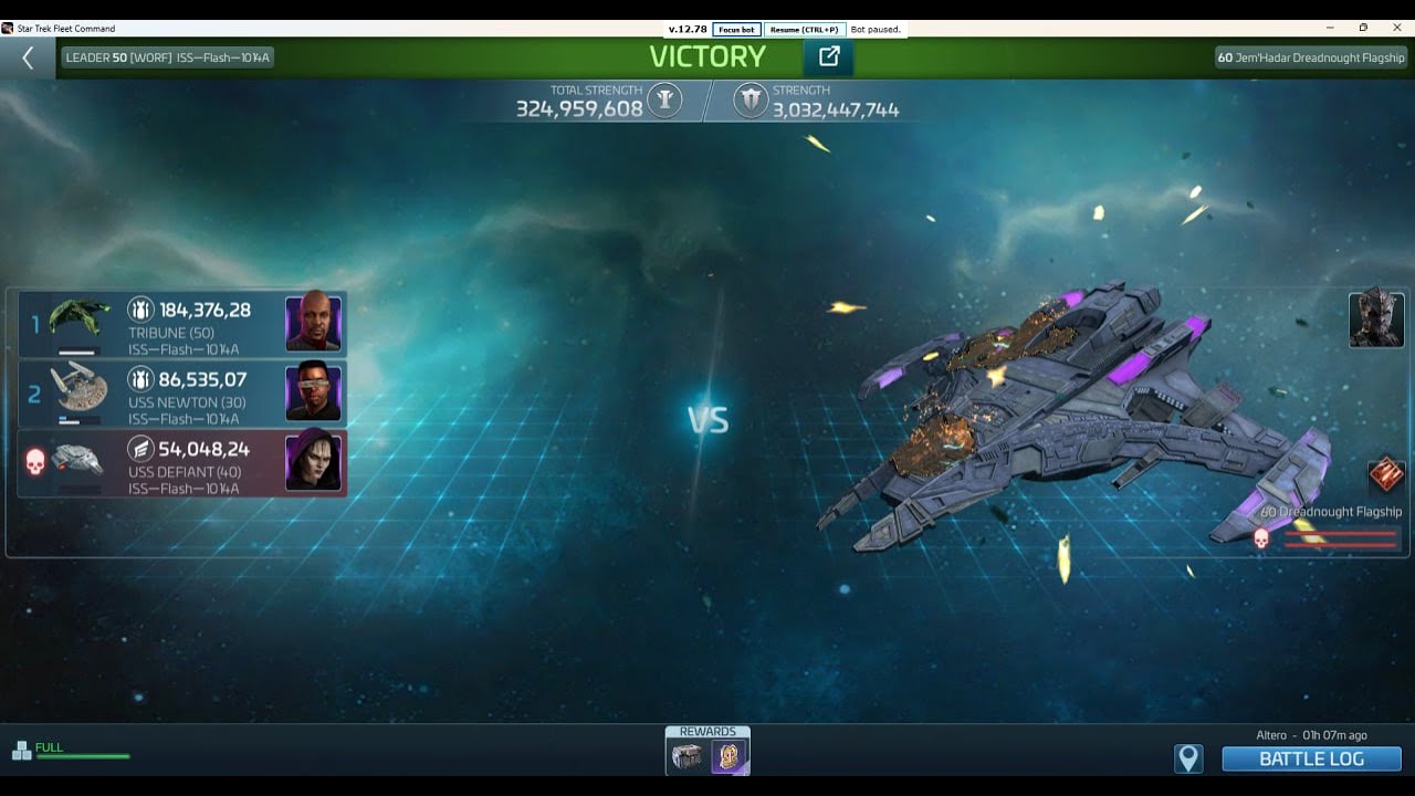 Star Trek Fleet Command 2024 - Highest Bajoran Solo Armada Max Loot - Unco-Epic 60 - #stfc # ...