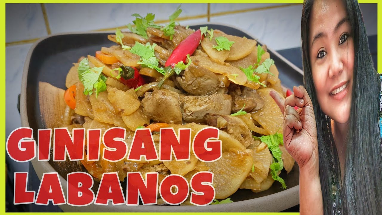 GINISANG LABANOS NA MAY ATAY NG MANOK | SIMPLENG ULAM ATBP # ...