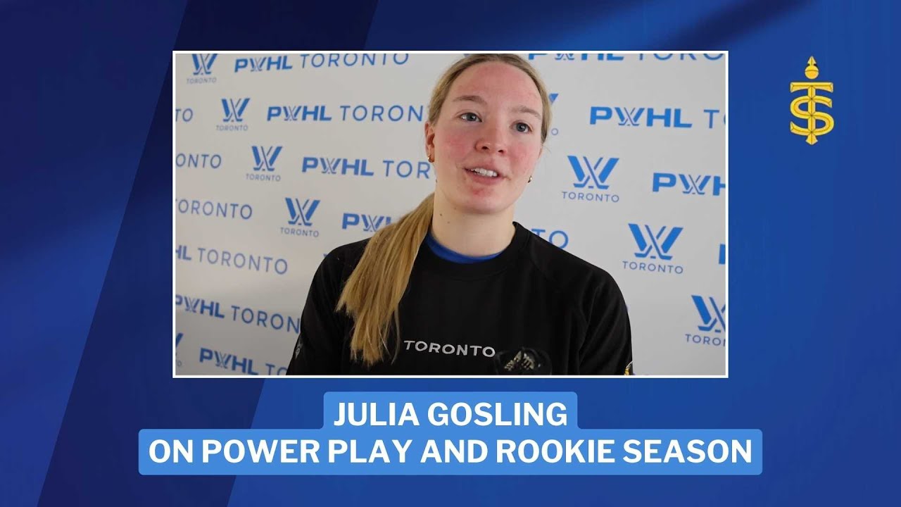 Toronto Sceptres' Julia Gosling Discusses Her First Season in the PWHL ...
