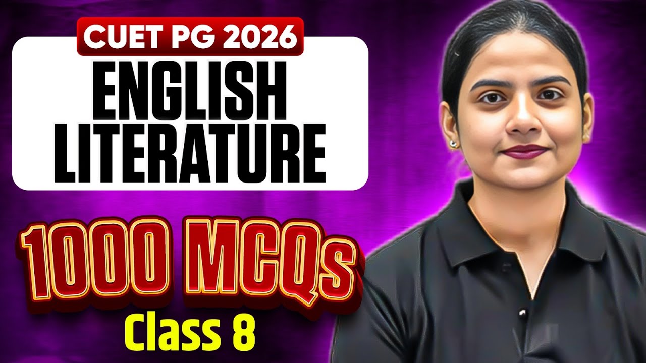 CUET PG English Literature 2026 | Most Expected Questions - 8 | CUET PG ...