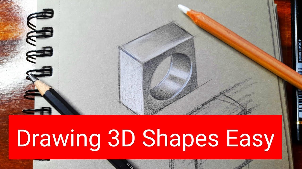 Realistic Drawings Of 3d Objects