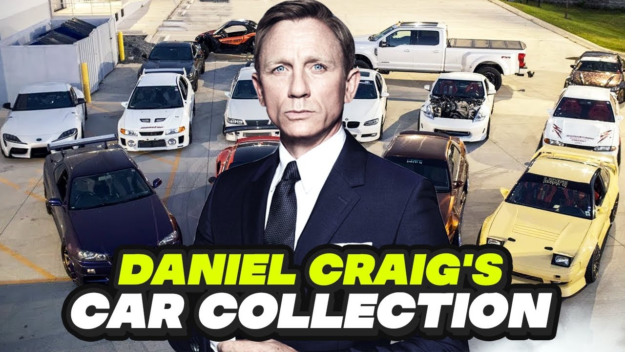 Car collection of Daniel Craig, with sound | Cars of Celebs #20 - YouTube