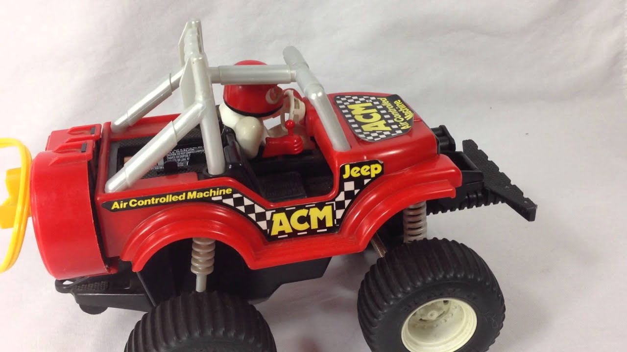 BUDDY L ACM Jeep Air Controlled Machine 1984 - YouTube