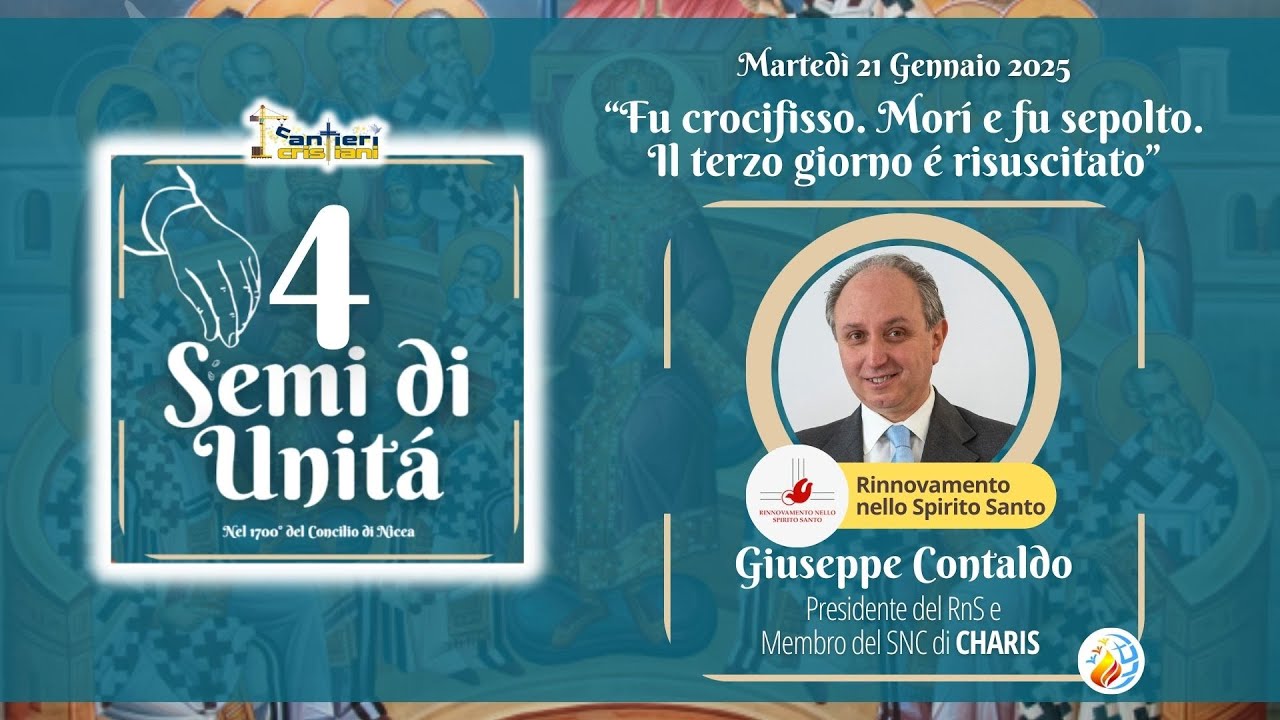 Semi di Unità 2025 - Giorno 4 - Giuseppe Contaldo - YouTube
