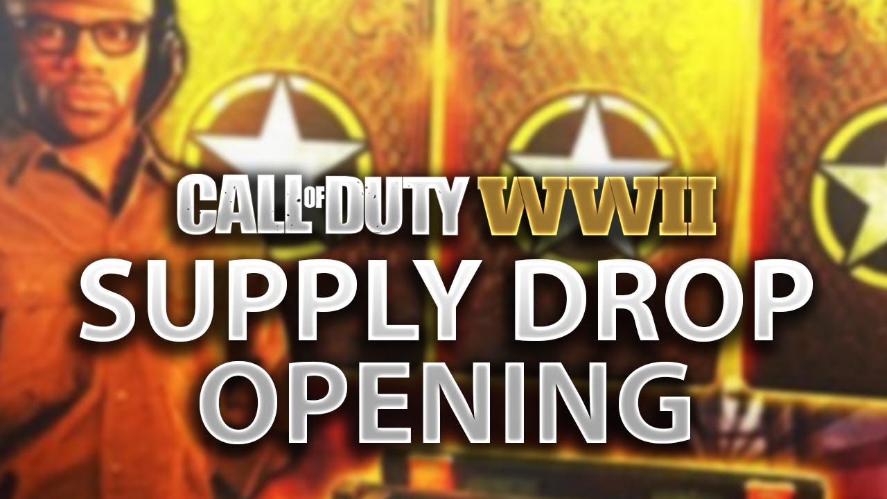 SUPPLY DROP OPENING! (Call of Duty WW2 Supply Drops) - YouTube