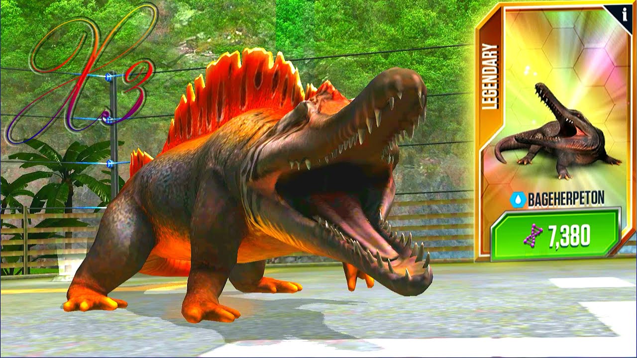 NEW BAGEHERPETON X3 UNLOCK MAX FULL LEVEL 40 (JURASSIC WORLD). - YouTube
