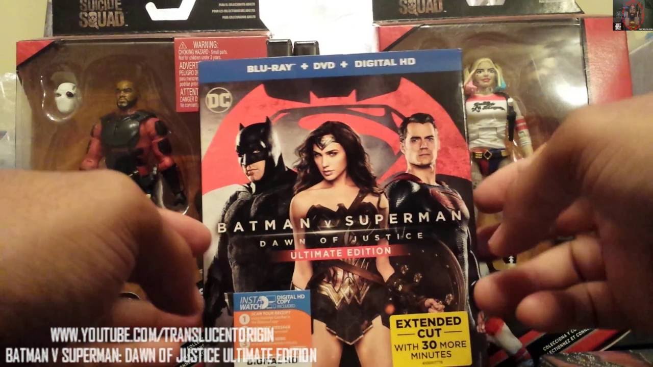 UNBOXING: Batman v Superman Ultimate Edition Blu-ray+DVD+Digital HD ...