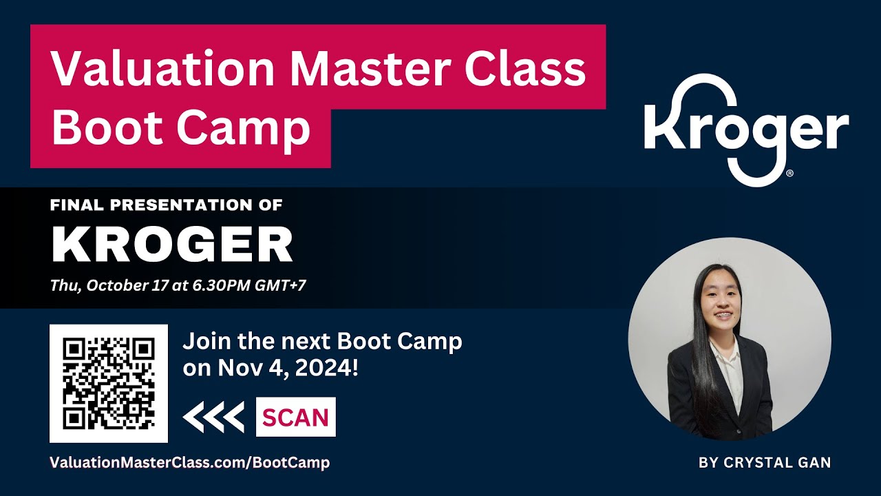 Valuation of Kroger - Valuation Master Class Boot Camp - YouTube