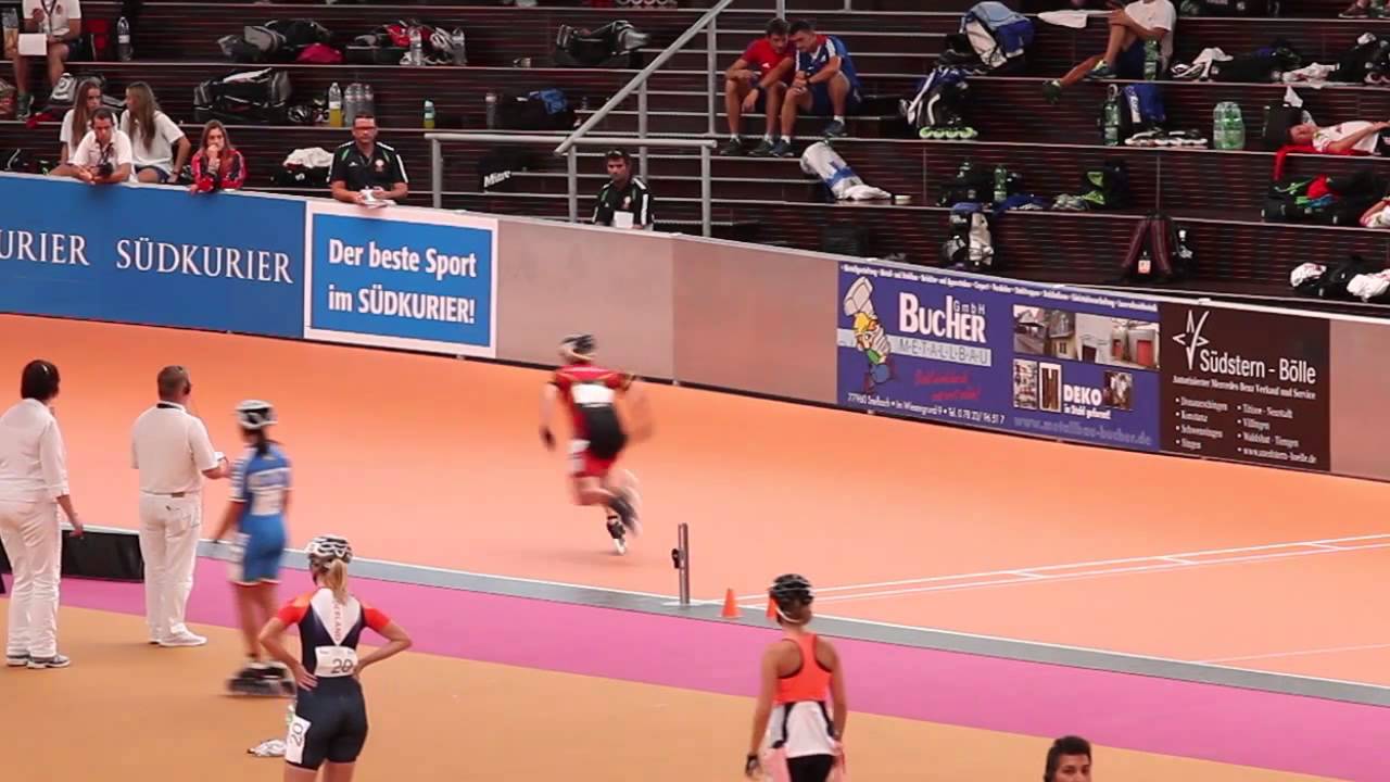 arena geisingen EC Inline Speed Skating 2014 day 1 Senior ladies 300m ...