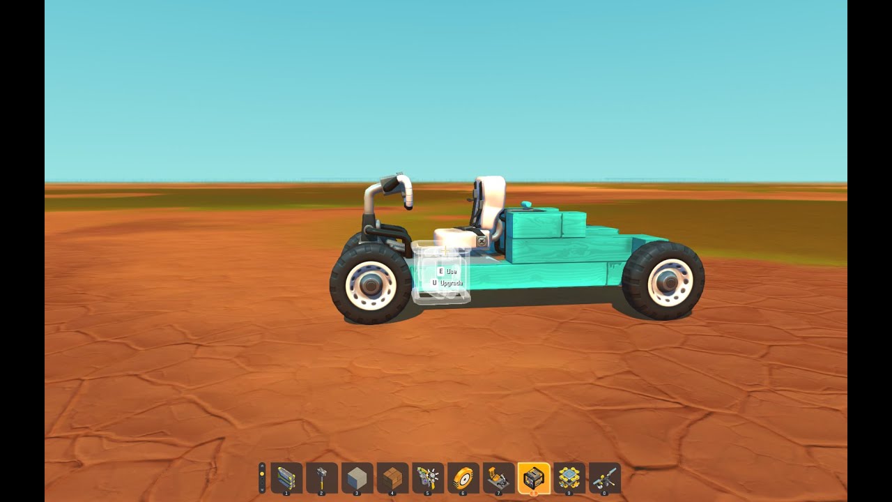 How to build a car in Scrap Mechanic - YouTube