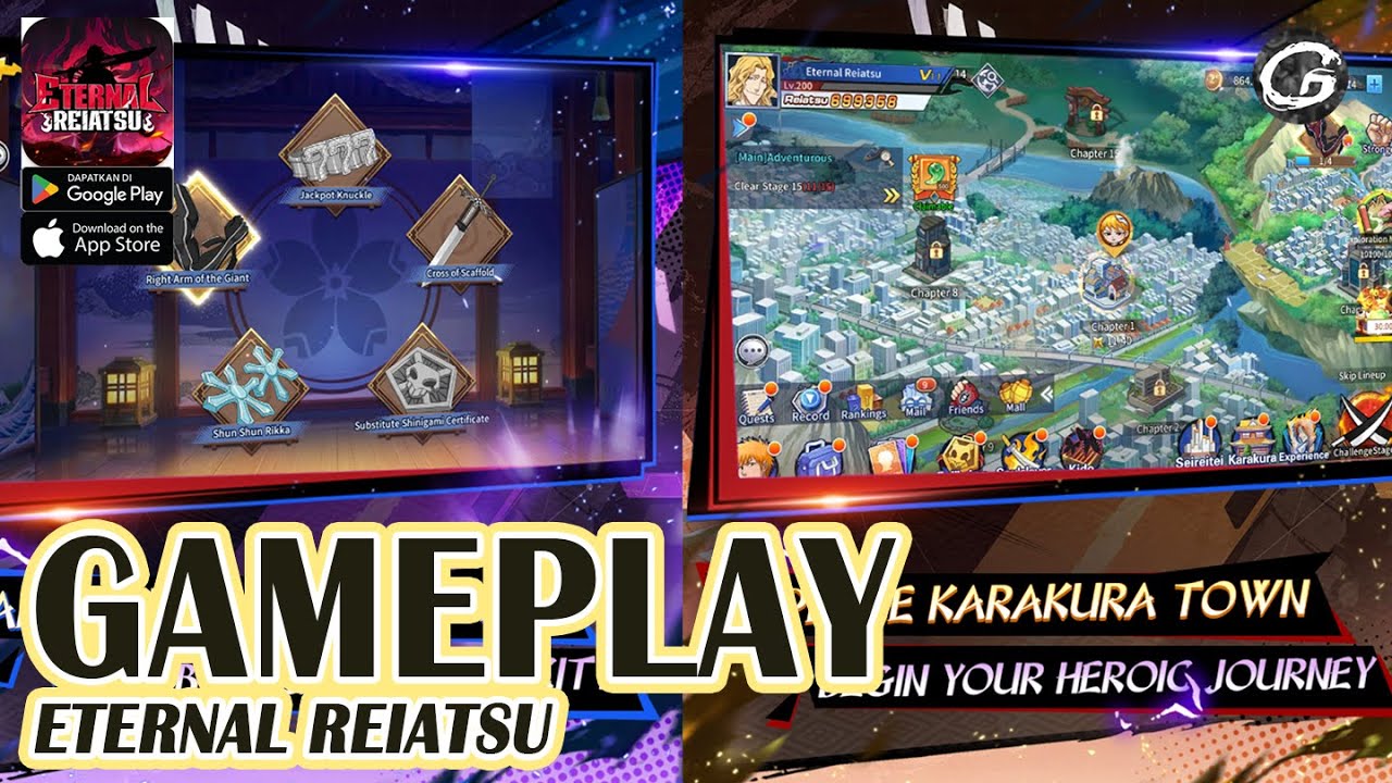 Eternal Reiatsu Gameplay - Mobile Game (Android) - YouTube