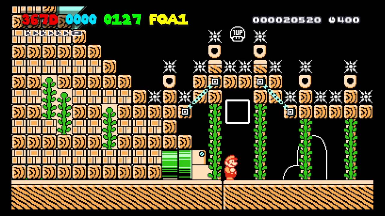 Super Mario Maker Level Showcase Fugue of the Desert Temple - YouTube