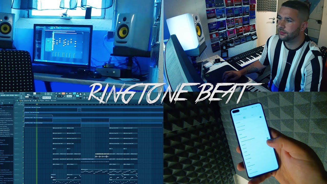 Make a Beat with a Ringtone BEAT MAKING VIDEO - YouTube