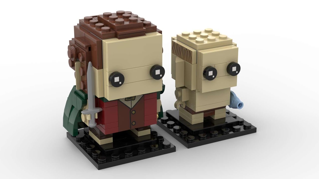 Lego 40630 Frodo & Gollum Speed Build Studio Bricklink LDD by PLegoBB ...