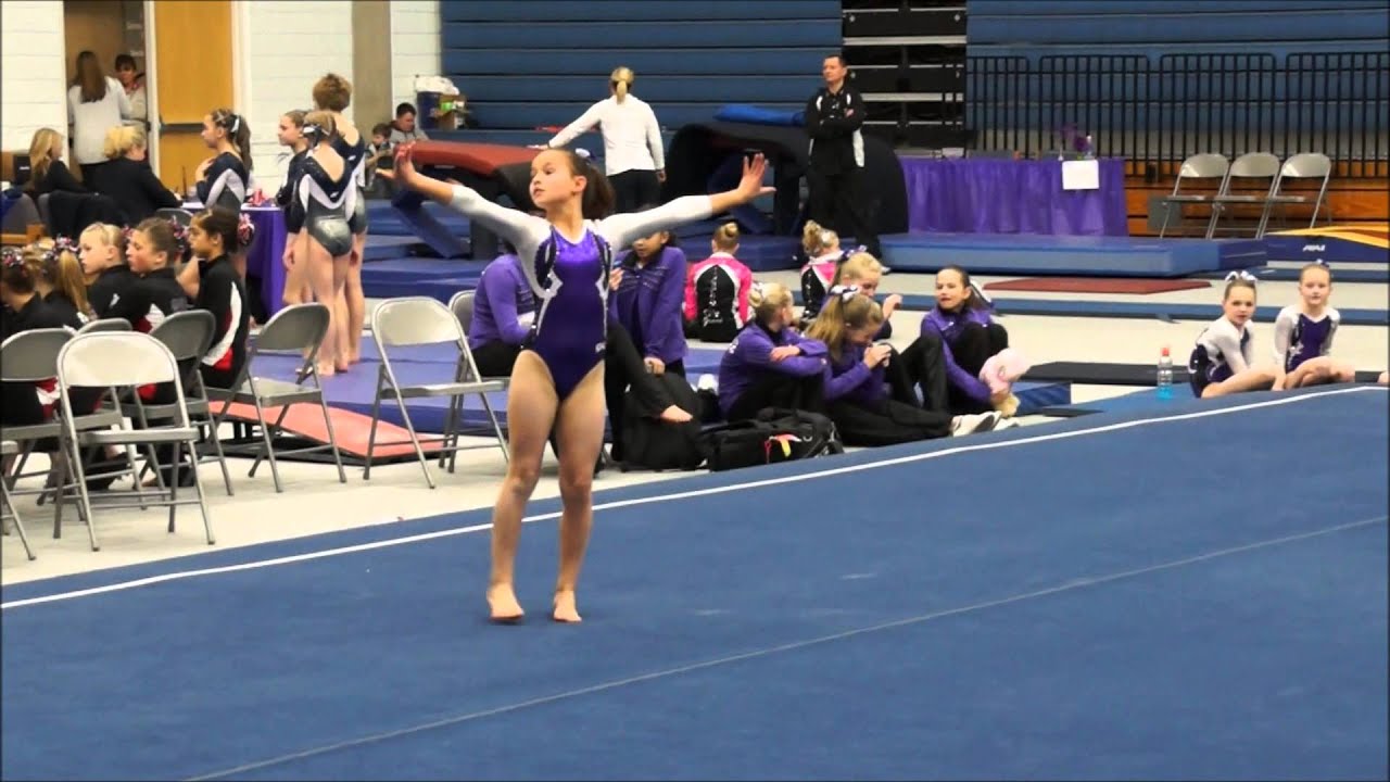 Jessica Foley - Age 10 - Olympus Gymnastics - Level 5 - Crystal Cup 03 ...