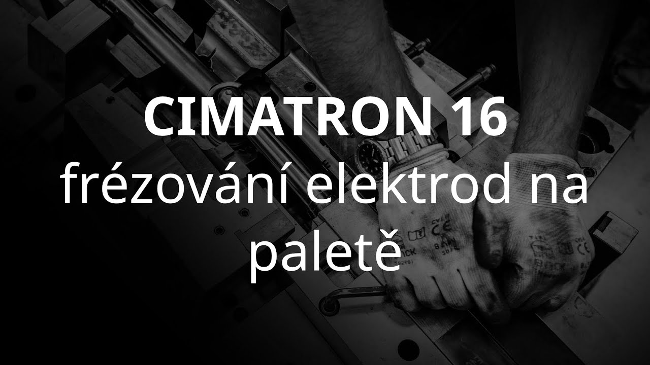 Vícenásobné frézování elektrod na paletě se Cimatron 16 - YouTube