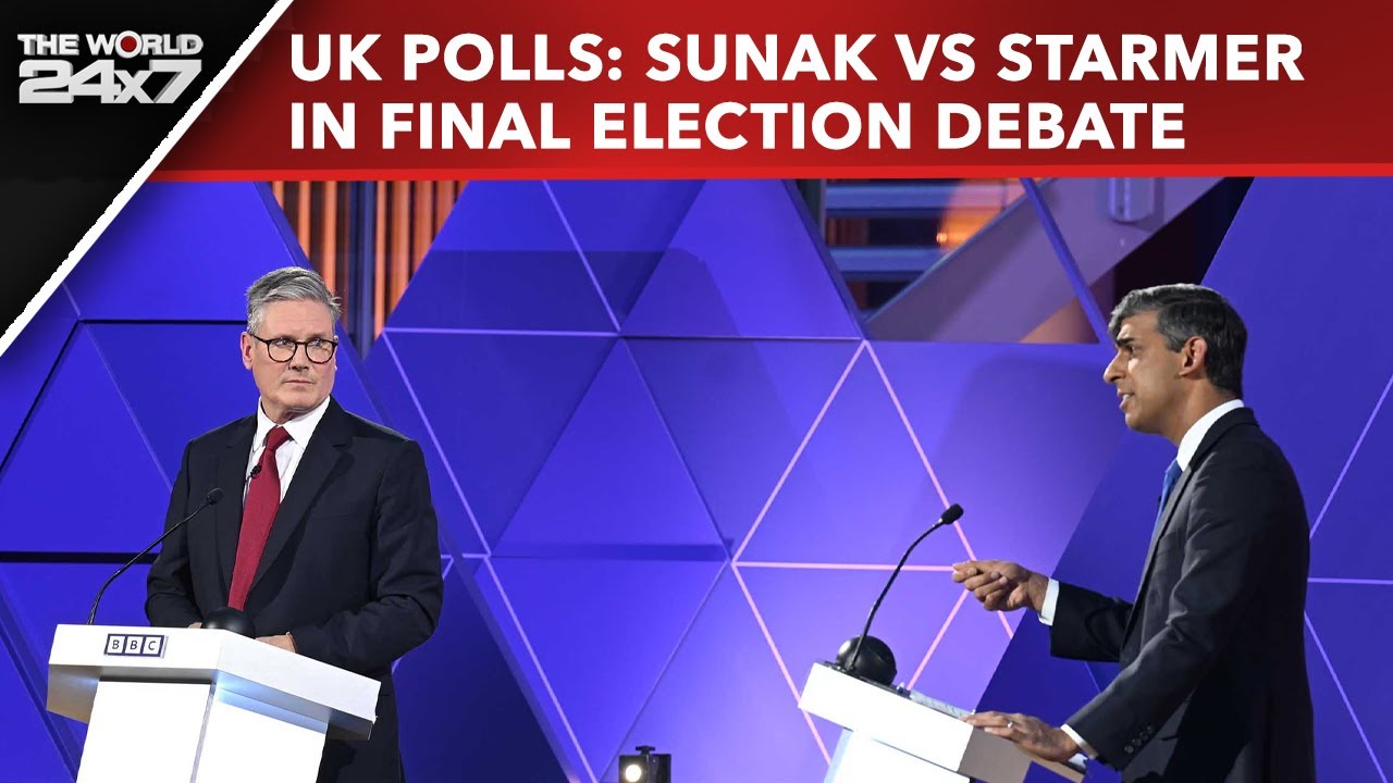 UK Polls: Sunak Vs Starmer In Final Election Debate - YouTube