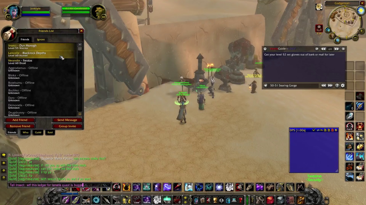 Vanilla WoW Hunter Leveling [51+] [Elysium Nighthaven-PVP] - YouTube