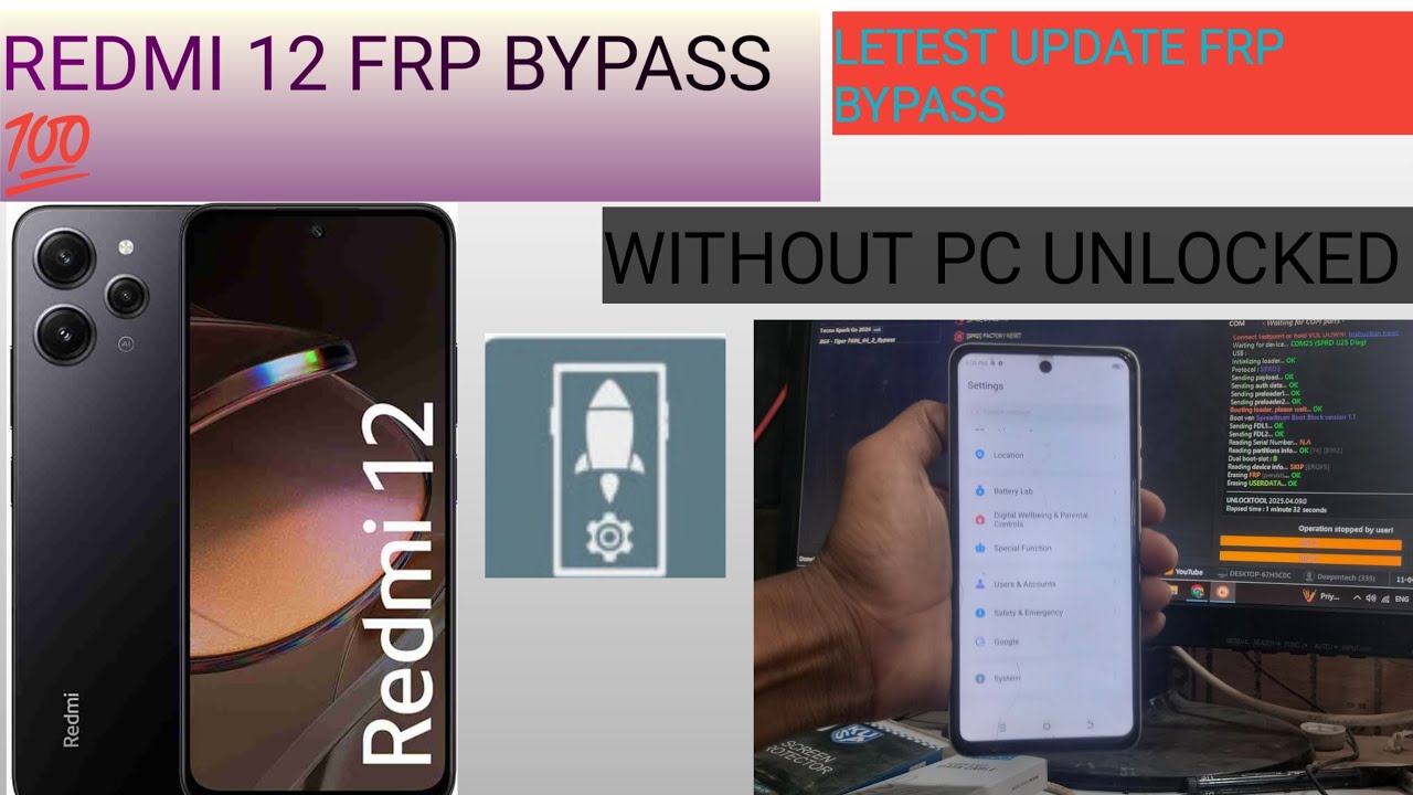 Redmi 12 Frp bypass without pc unlocked Frp bypass 💯 solution done ...